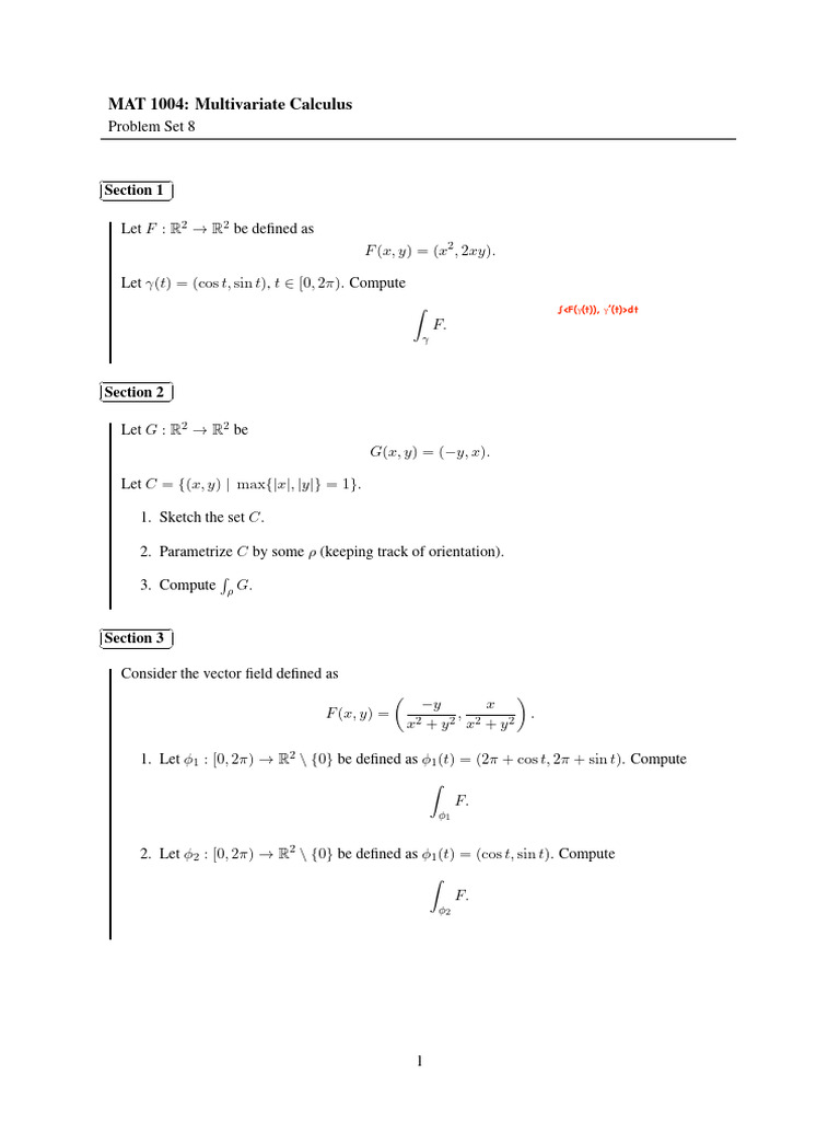 Problem Set 8 | PDF