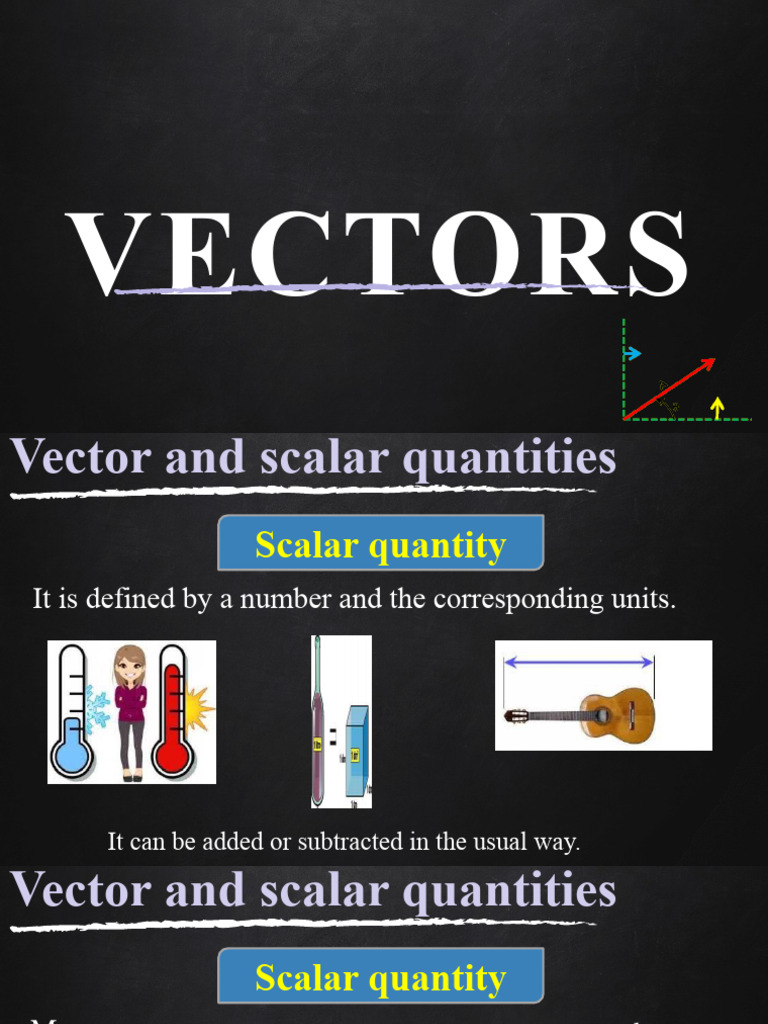 Understanding Vectors and Scalars | PDF | Euclidean Vector | Force