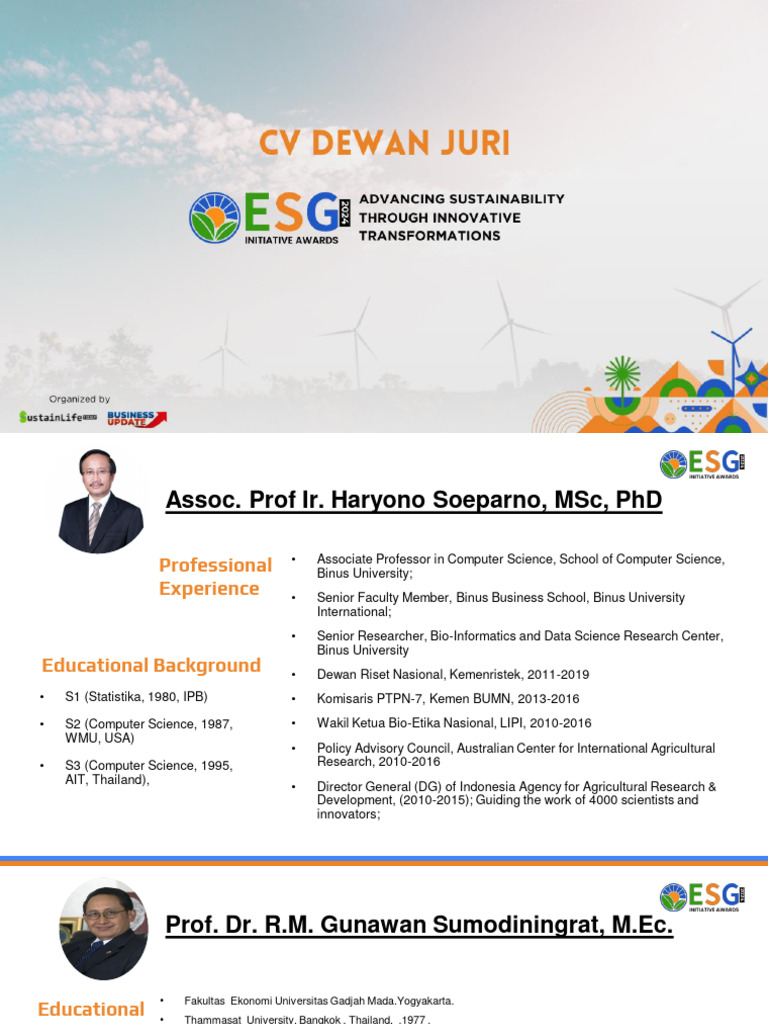 CV Dewan Juri EIA (Bukalapak) | PDF | Art | Science & Mathematics