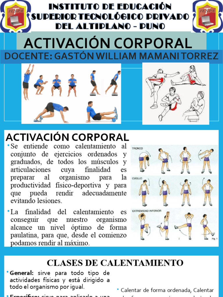 Activación Corporal 1 | PDF | Músculo