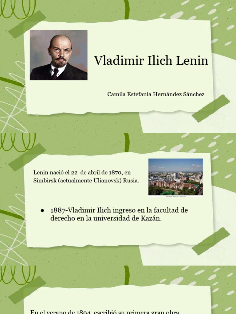 Vladimir Ilich Lenin | PDF