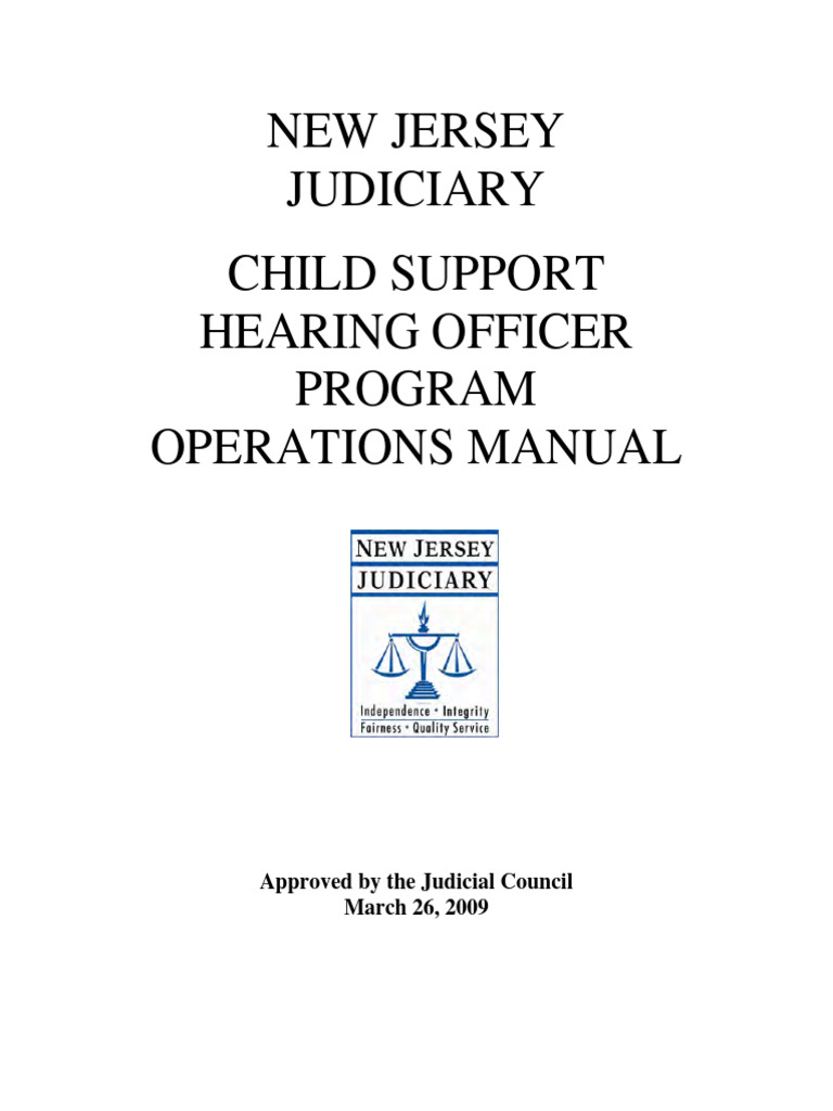 New Jersey Child Support Manual | PDF | Cost Of Living | Child Support