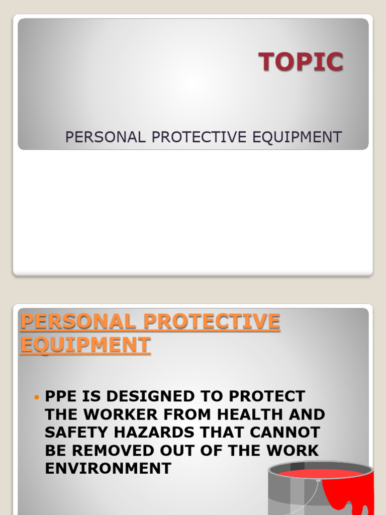 I Lecture 6 | PDF | Personal Protective Equipment | Fires