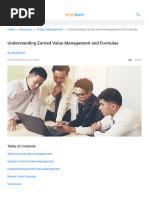 Plan Academy Earned Value Management Formulas Cheat Sheet | PDF