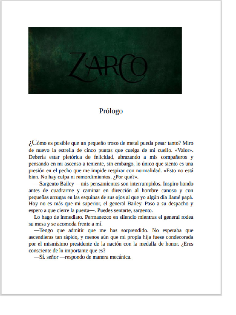 Zargo Cap Uno | PDF