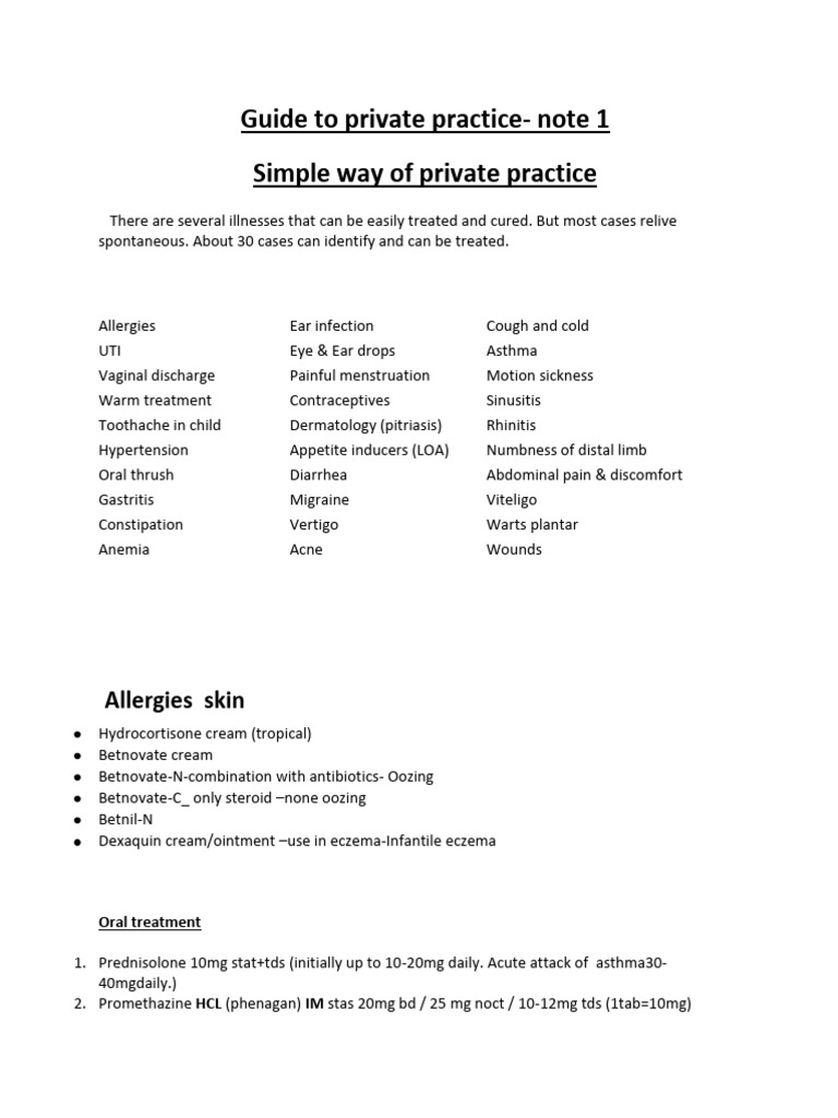 Private Practice Treatment Guide | PDF | Drugs | Diseases And Disorders