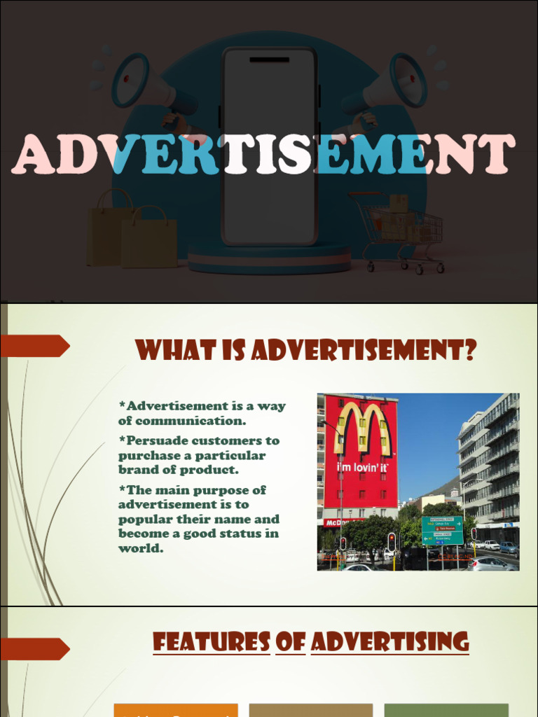 Importance and Types of Advertising | PDF | Advertising | Product ...