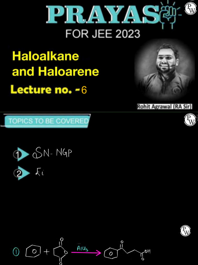 Haloalkane and Haloarene 06 - Class Notes 2023 (Live) | PDF Haloalkane and Haloarene 06 - Class Notes 2023 (Live) | PDF