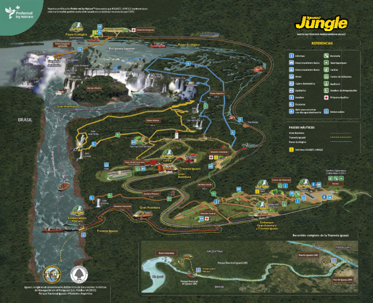 Mapa Parque Nacional Iguazu | PDF