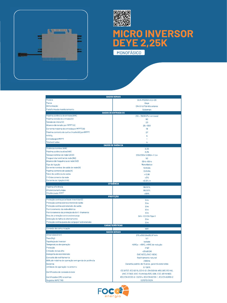 Micro Deye 2,25K | PDF