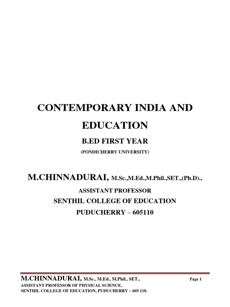 Cie Unit 1-10 | PDF | Philosophy Of Education | Learning