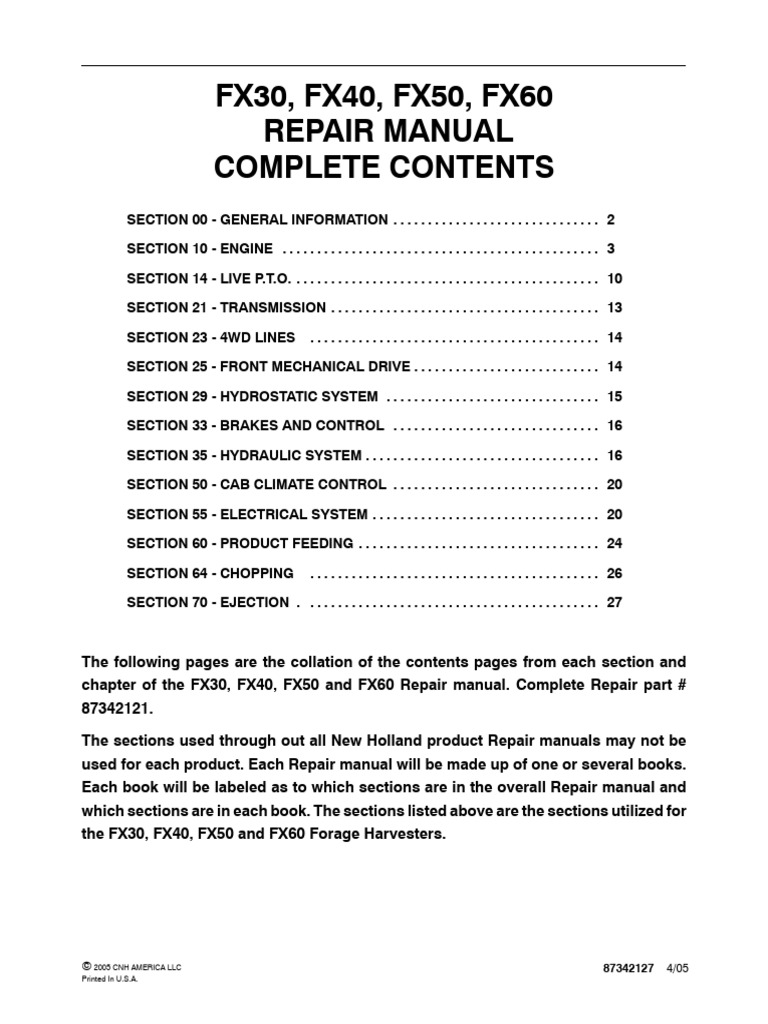FX60 Service Manual | PDF | Propulsion | Machines