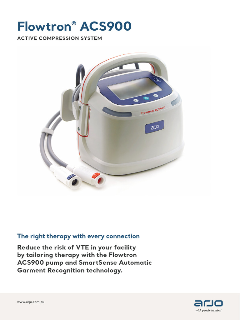 Arjo - Flowtron ACS900.Specs Sheet.2.0.en - Au | PDF | Pump