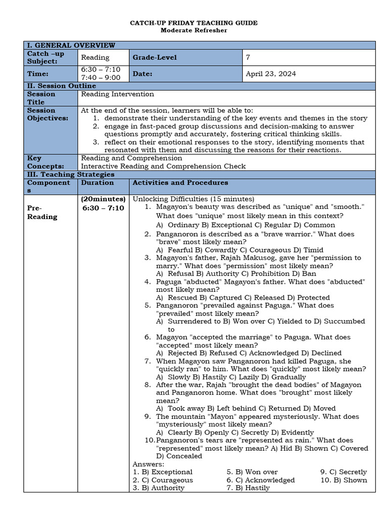 G7 CUF Moderate Plan April 23 | PDF