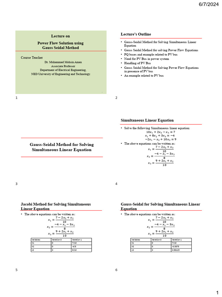 LF 4 - LFA - GS-Example - PQ PV | PDF | Electricity | Electric Power