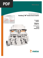 MP1000 Cone Crusher Data Sheet | PDF | Steel | Gear