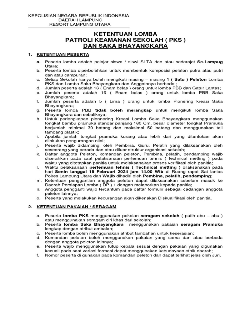 Materi PDF PKS Dan Saka Bhayangkara | PDF