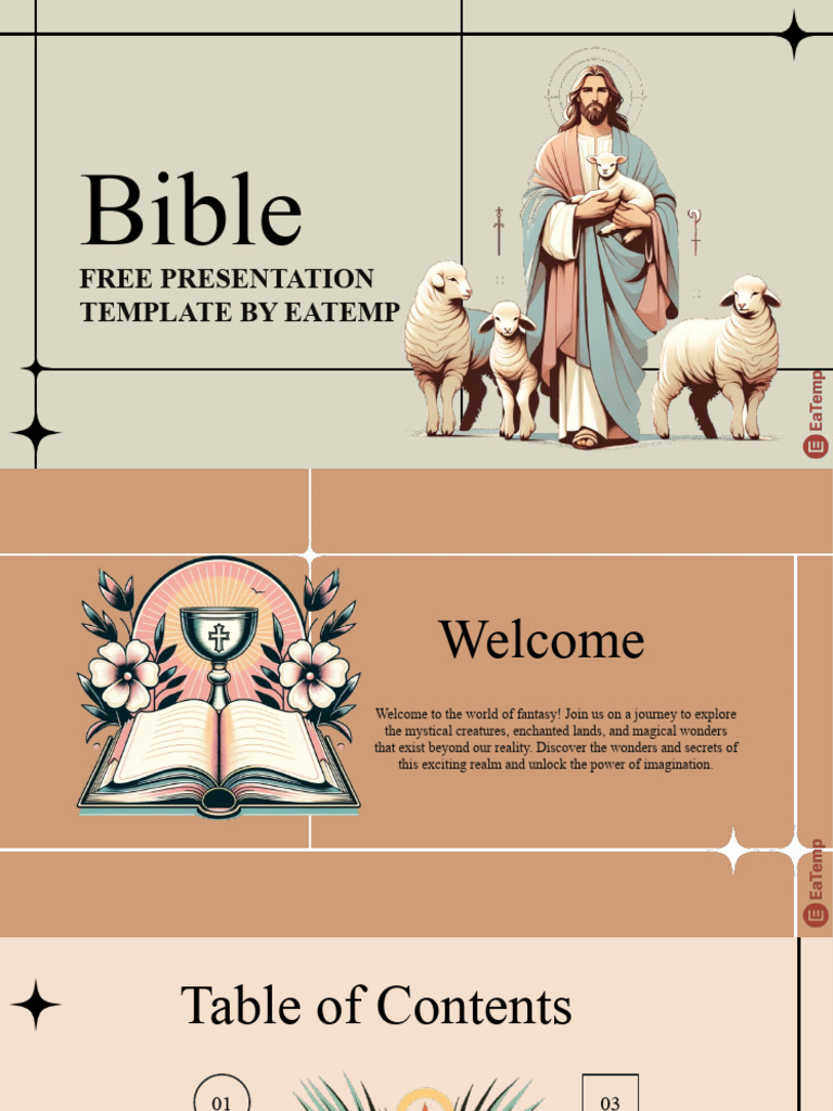 Bible PowerPoint Template by EaTemp | PDF | Magician (Fantasy) | Elves