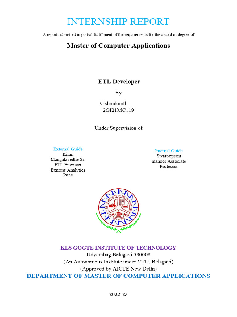Internship Report Final Border | PDF | Analytics | Databases