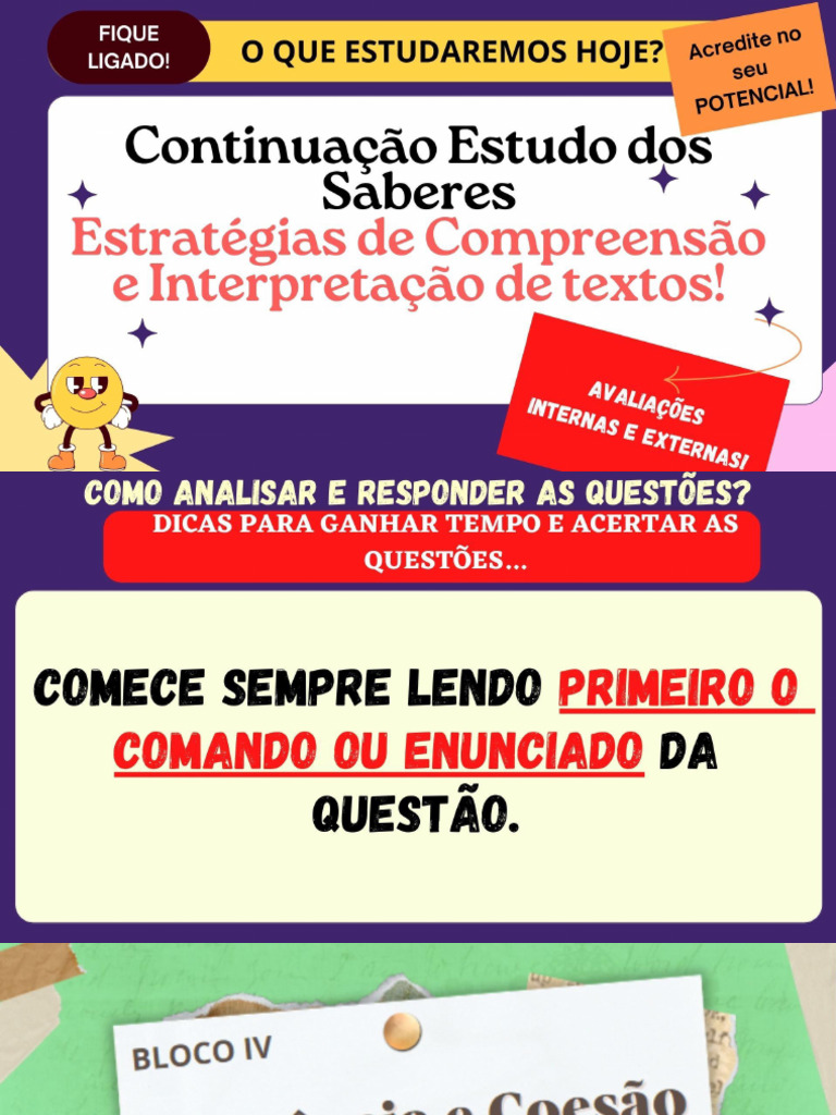 Slide Estudo Dos Saberes 2 Parte | PDF