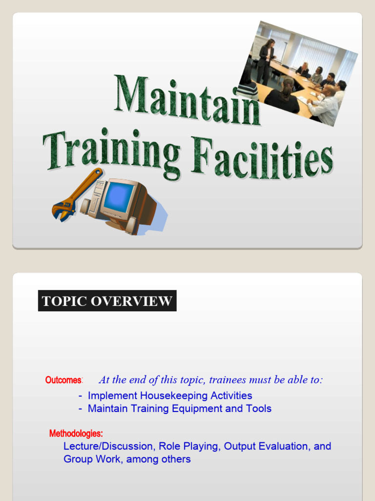 No.5 Maintain Training Facilities | PDF | Waste | Waste Management
