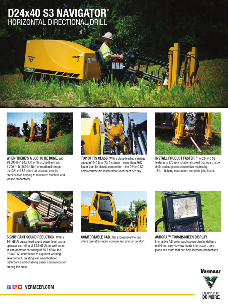 D24x40 S3 Drill Spec | PDF | Horsepower | Engines