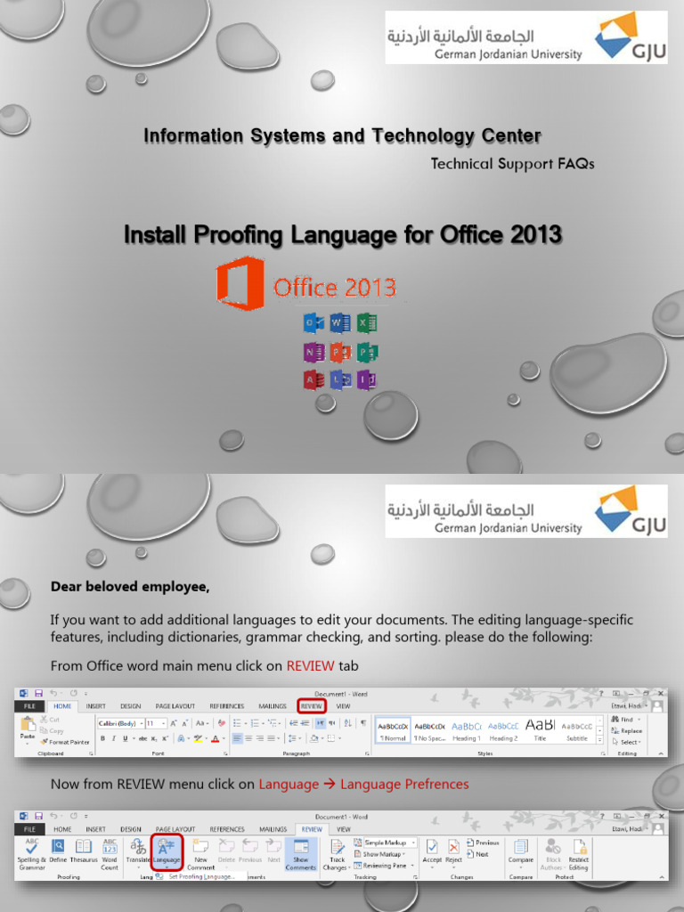 Install Proofing Language For Office 2013 v. 1.0 | PDF | System ...