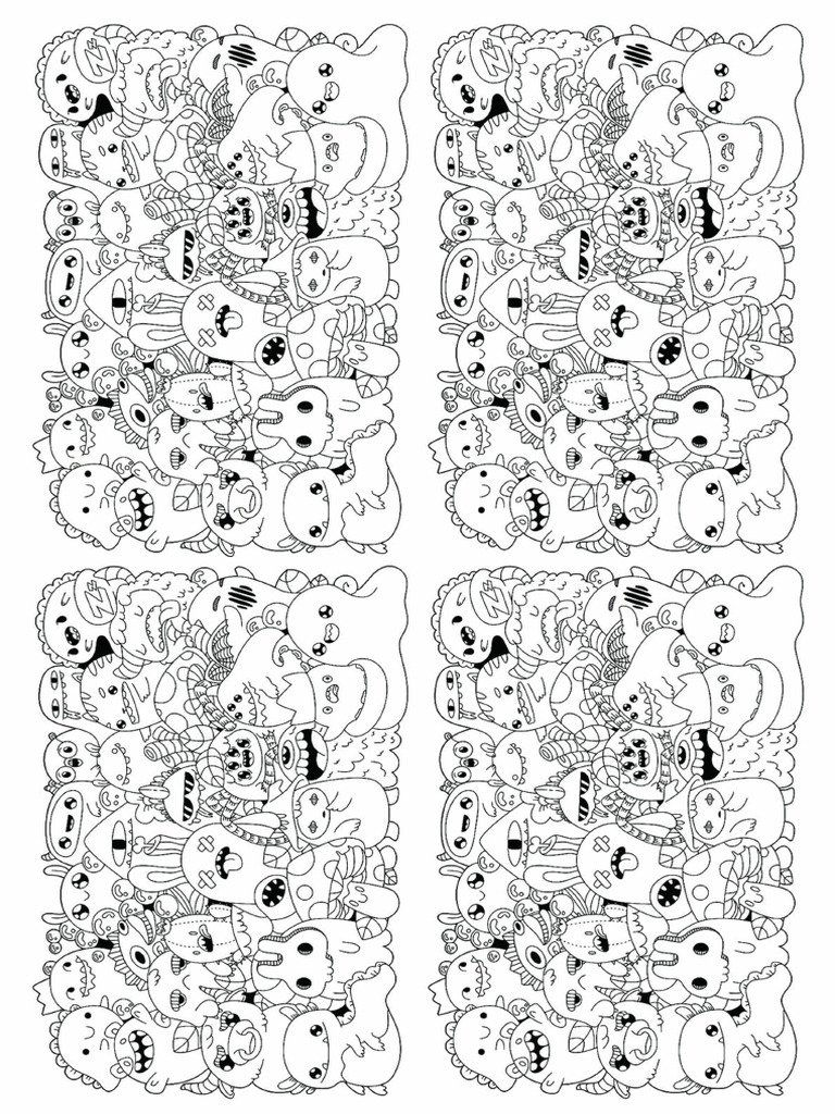 Colorear Monsters | PDF