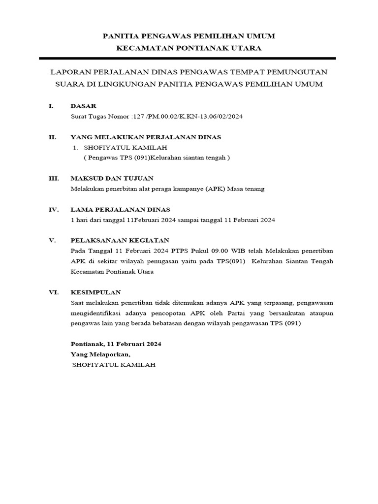 Contoh Narasi | PDF | Hukum