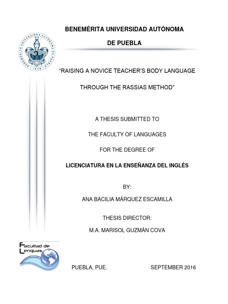 Raising A Novice Teacher's Body Language Through The Rassias Method ...