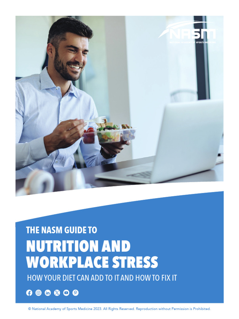NASM Nutrition and Workplace Stress | PDF | Caffeine | Obesity