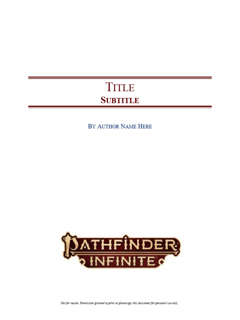 Pathfinder 2E Core Rulebook Overview | PDF | Copyright | Fantasy Role ...