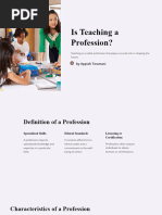 The Teaching Profession MODULE | PDF | Teachers | Learning