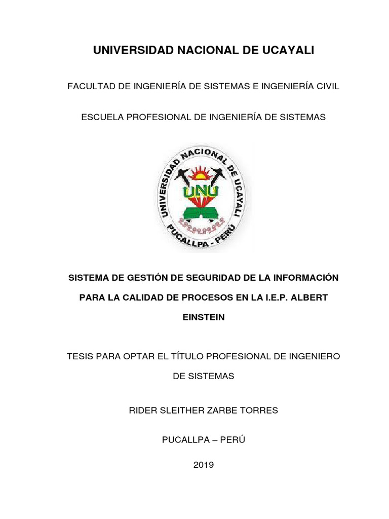 B11 2023 Unu Sistemas 2019 T Rider-Zarbe-Torres | PDF | Seguridad de ...