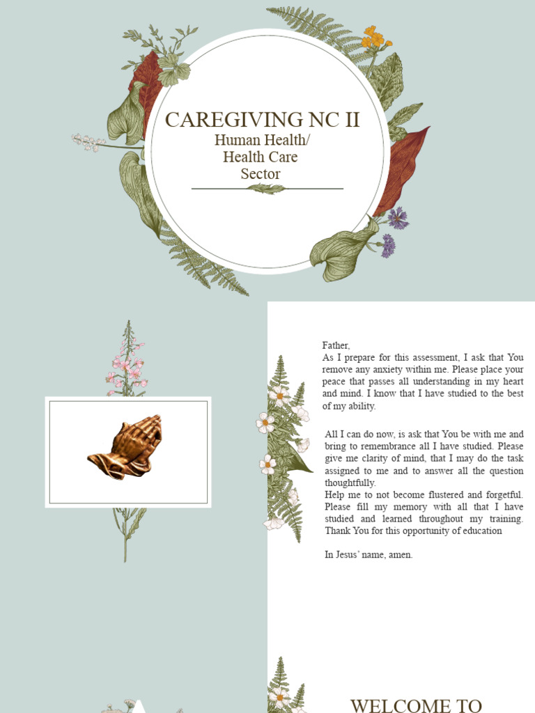 Caregiving NC II Assessment Orientation | PDF