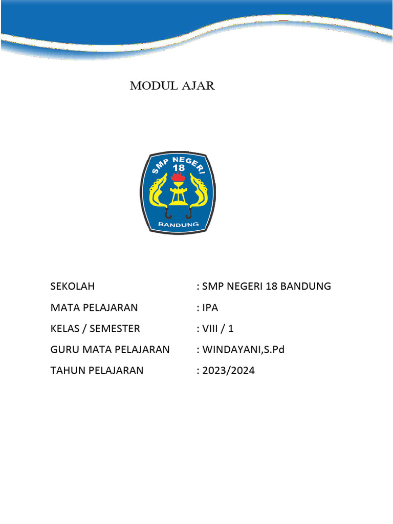 Modul Ajar Pengenalan Sel | PDF