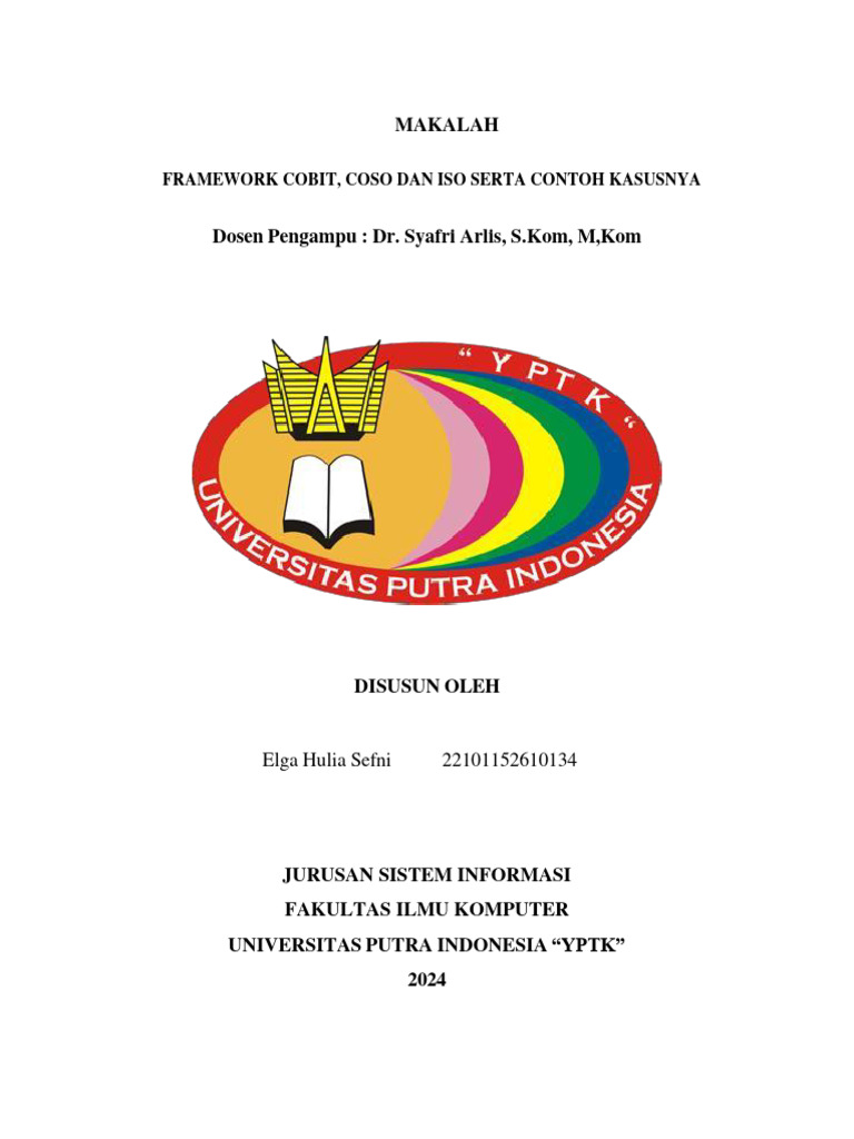 MakalahAuditSI ElgaHuliaSefni 0134 | PDF