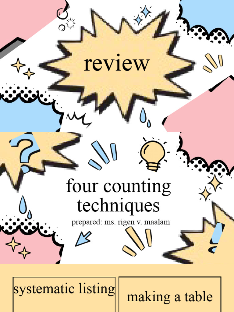 Four Counting Principles | PDF | Mathematics