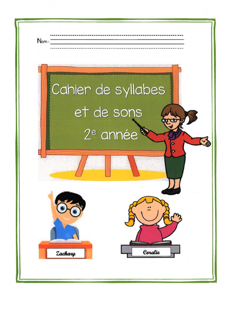Cahier Des Sons 2e | PDF