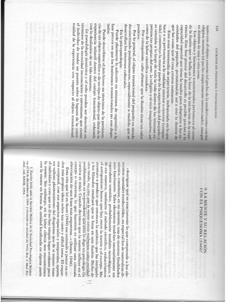 La Mente y Su Relacion Con El Psique-Soma | PDF