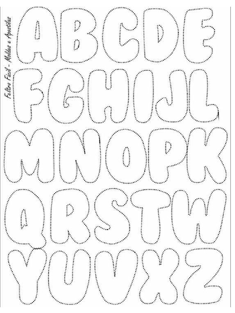 Molde de Letras | PDF