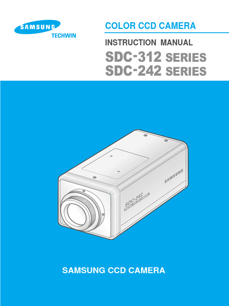 Camera Sansung - SDC-312 | PDF | Camera | Video