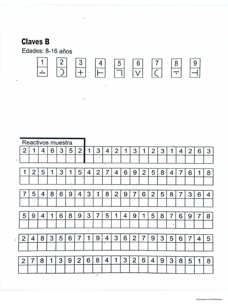 Wisc IV Claves A y B | PDF