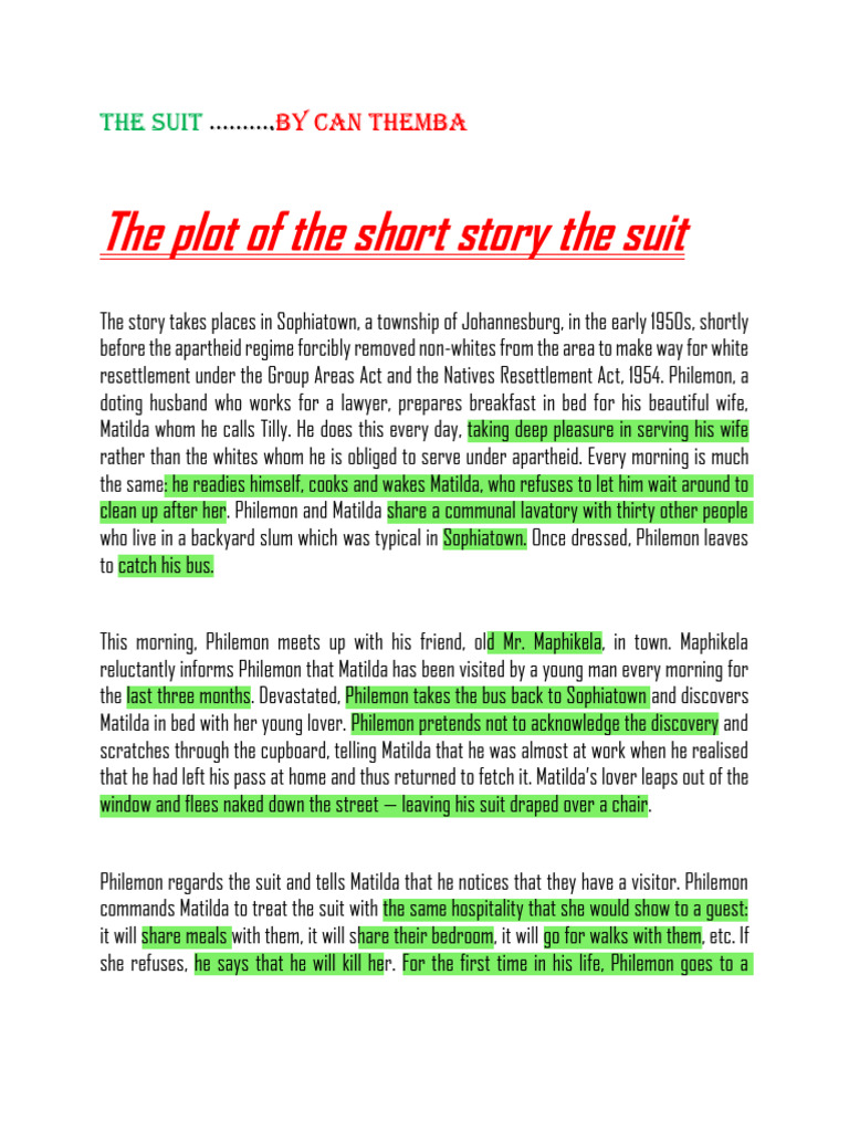 The Suit | PDF | Forgiveness | Infidelity