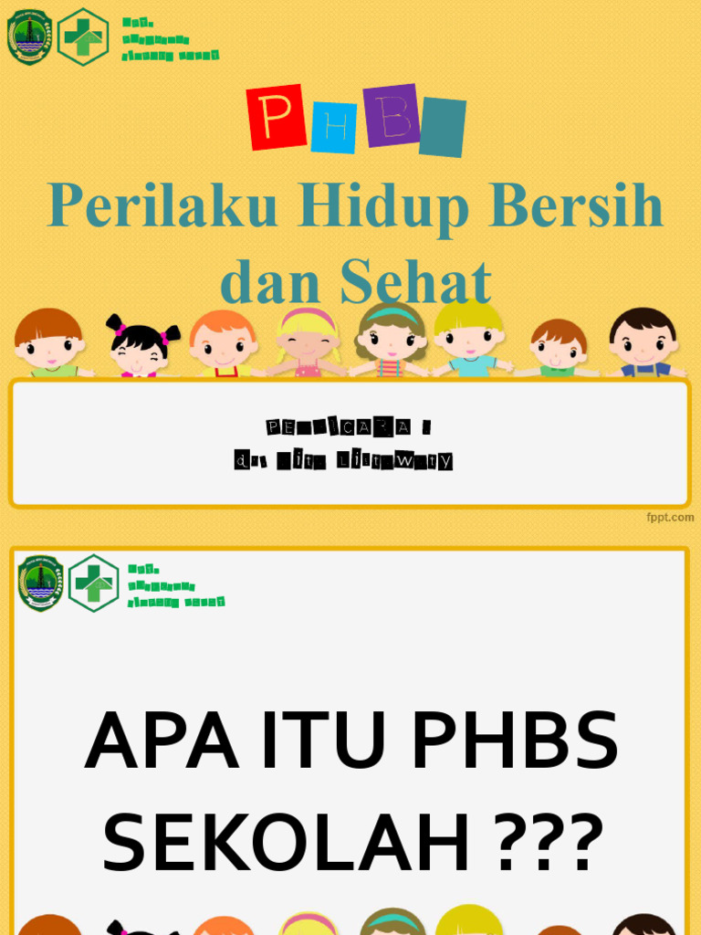 PHBS untuk Sekolah Sehat | PDF | Memasak, Makanan, & Anggur