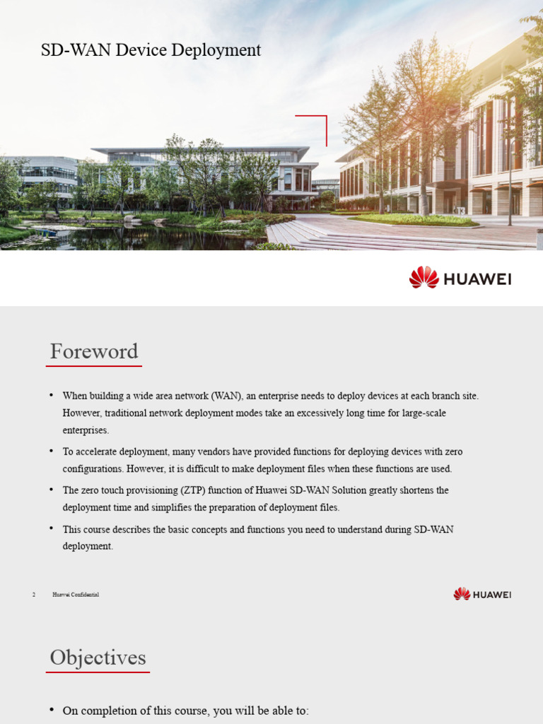 SD-WAN Device Deployment | PDF | Computer Network | Data Transmission