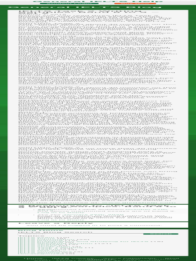 IELTS Task 2 Writing Samples Band 8 To 9 - Set 2 - IELTS General | PDF ...