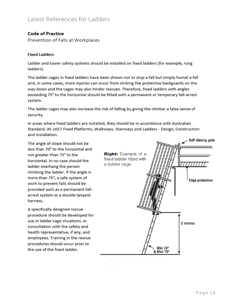 Latest References For Ladders | PDF | Ladder