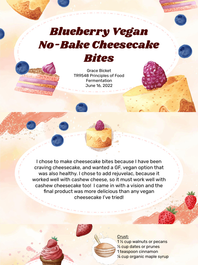 Mini Cashew Cheesecakes | PDF