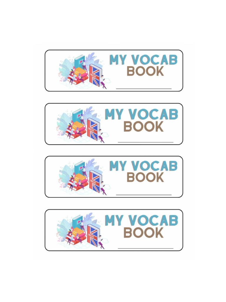 Vocab Book | PDF